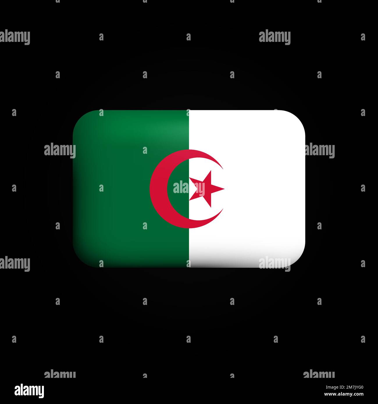 Drapeau algérie Banque d'images vectorielles - Alamy