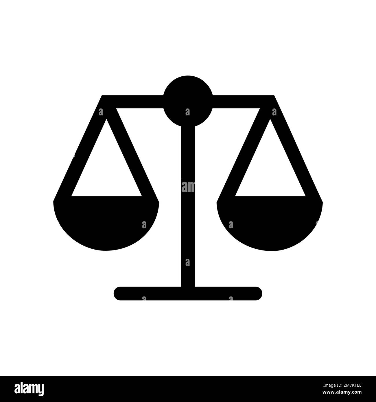 PICTOGRAMME DE BALANCE, SYMBOLE D'ÉQUILIBRE, DE POIDS ET D'ÉQUITÉ ...