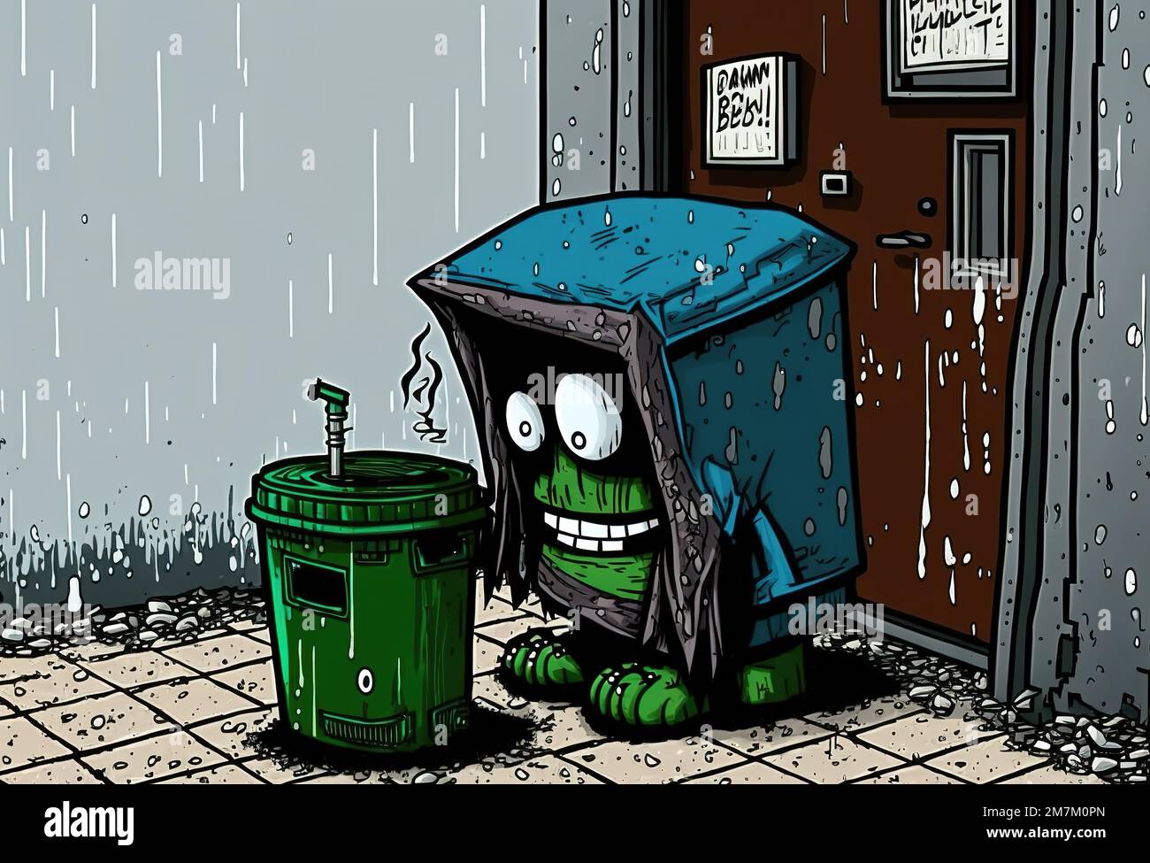 Poor cartoon Banque de photographies et d’images à haute résolution - Alamy