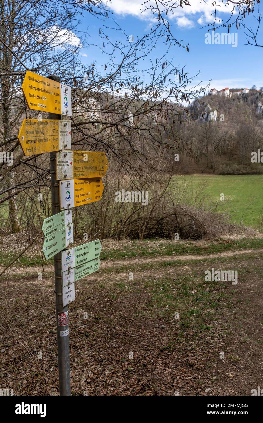 Europe, Allemagne, Sud de l'Allemagne, Bade-Wurtemberg, vallée du ...