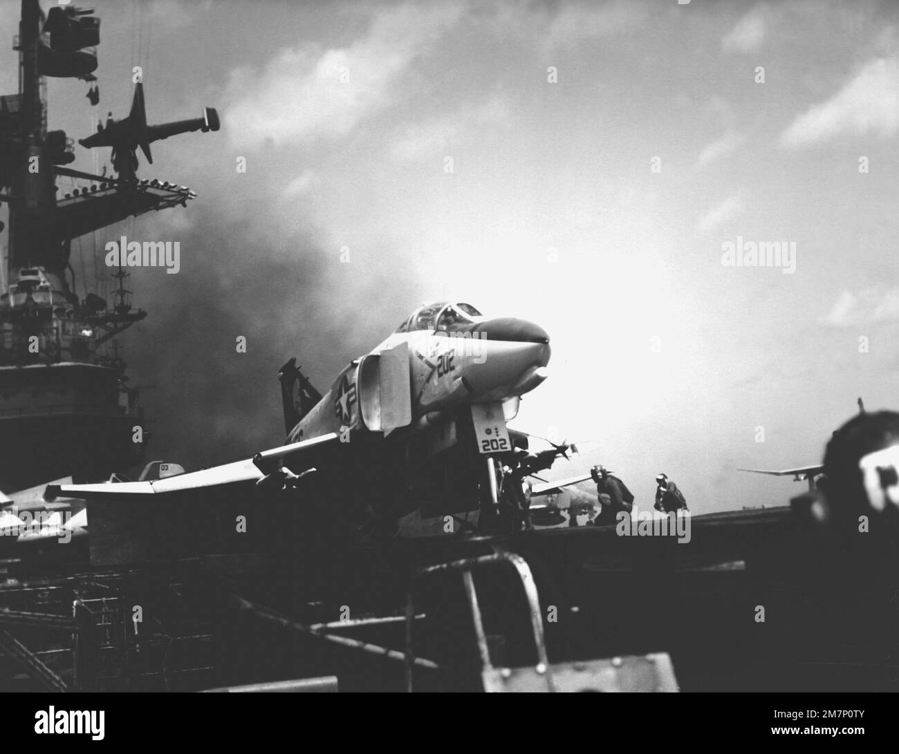 Un avion de combat d'attaque maritime 531 (VMFA-531) F-4N Phanton II ...