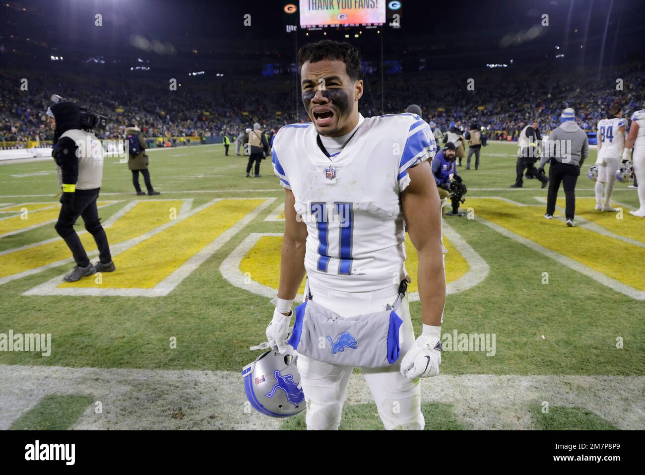 Detroit Lions wide receiver Kalif Raymond (11) during an NFL football ...