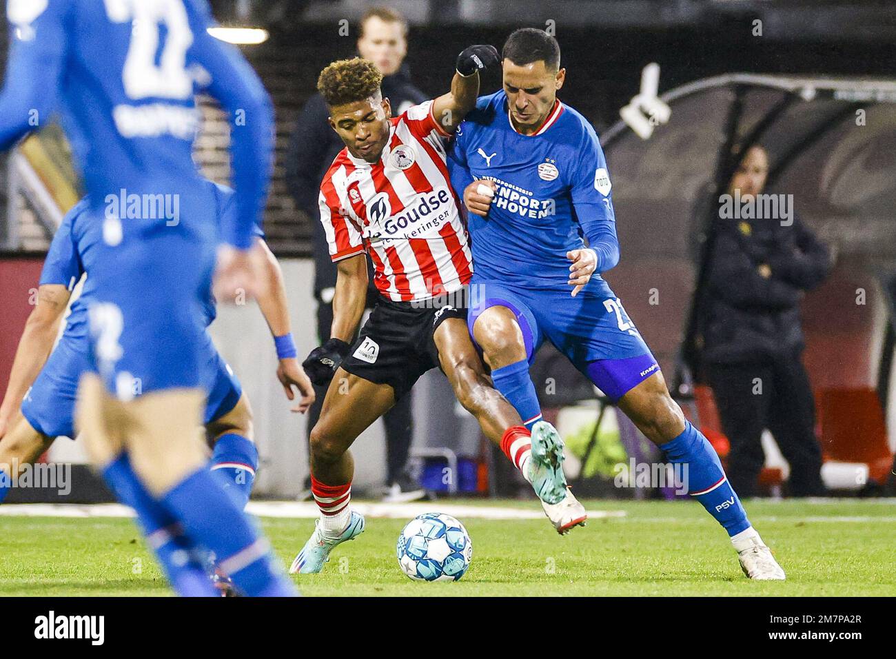 ROTTERDAM - (lr) Shurandy Sambo de Sparta Rotterdam, Anwar El Ghazi de ...