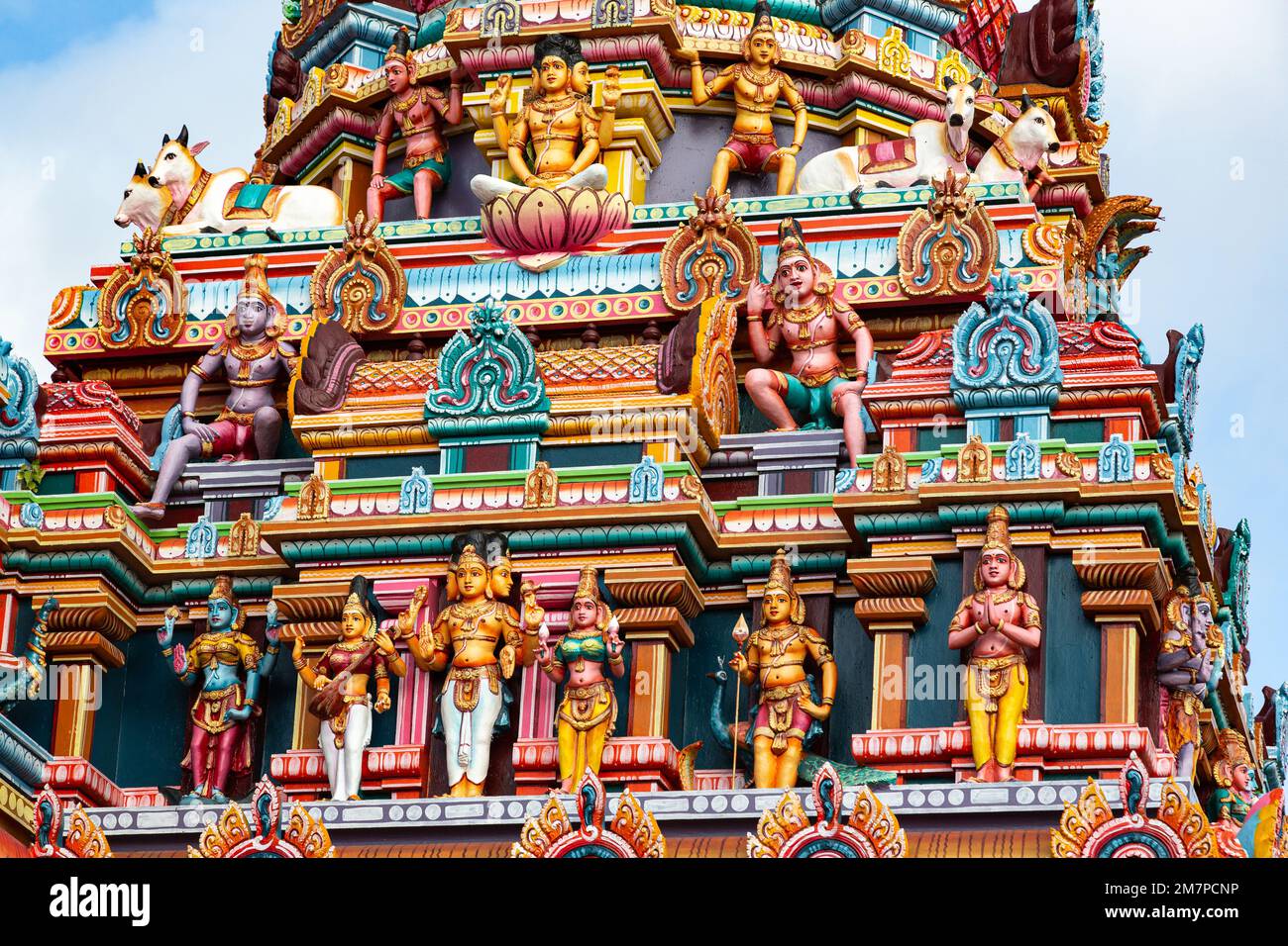 Temple hindou ile maurice Banque de photographies et d’images à haute ...