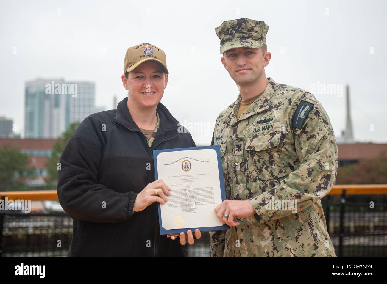 Boston (12 mai 2022) le compagnon 2nd de Gunner Ryan Byrne est ...