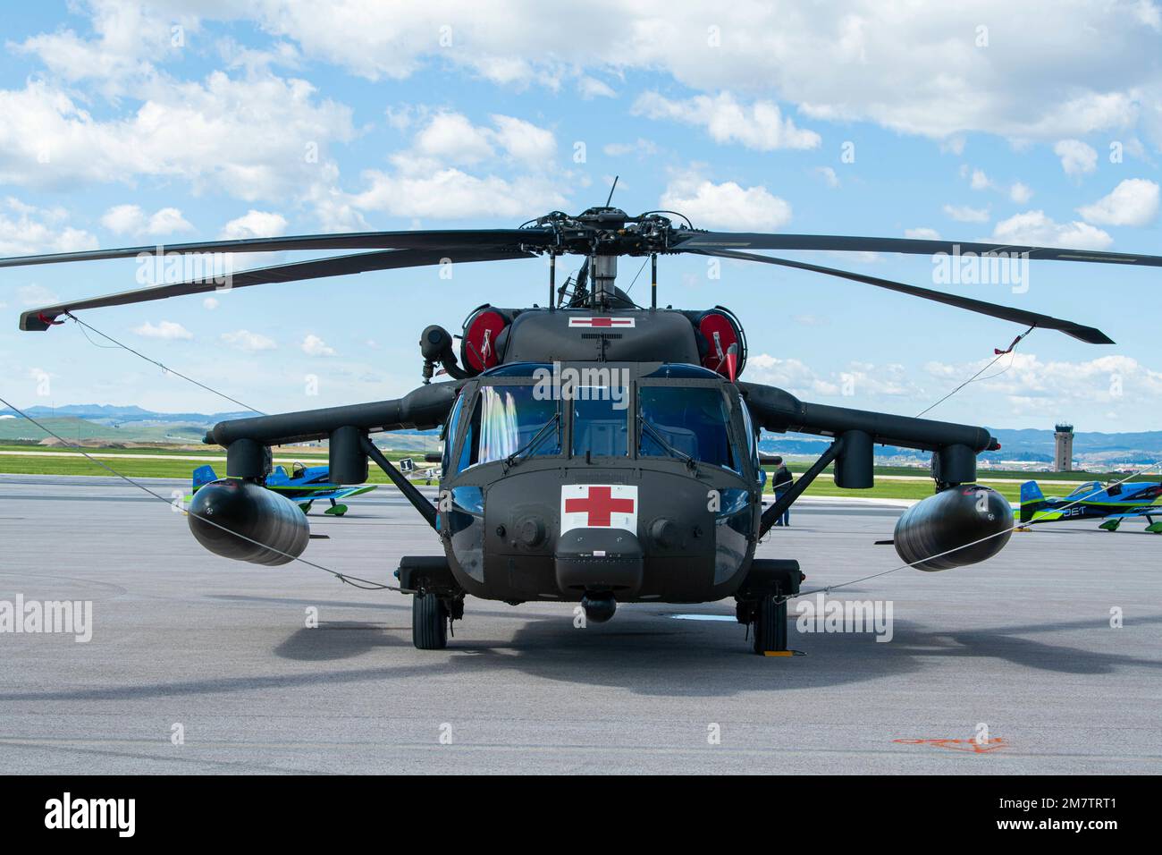 Un hélicoptère Black Hawk UH-60 de la Garde nationale du Dakota du Sud ...