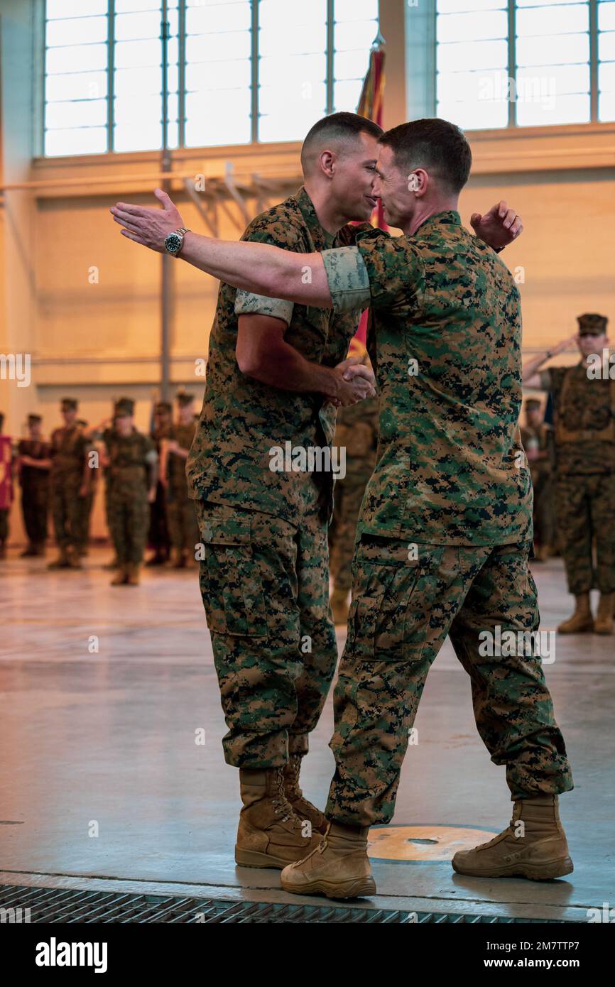 ÉTATS-UNIS Le lieutenant-colonel Matthew Haley du corps maritime, à ...