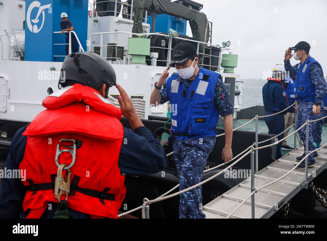 OCÉAN PACIFIQUE – Yatsuada Kohisa, commandant de la Force d'autodéfense ...
