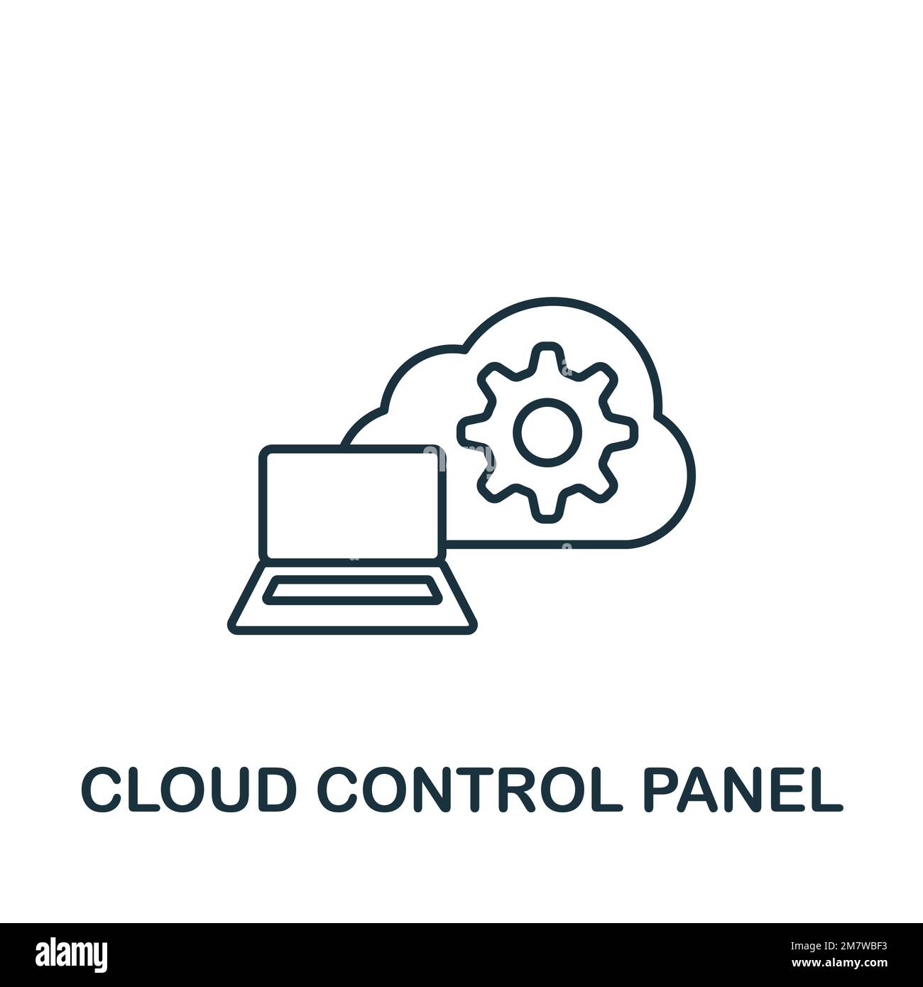 Control de la nube Banque d'images vectorielles - Alamy