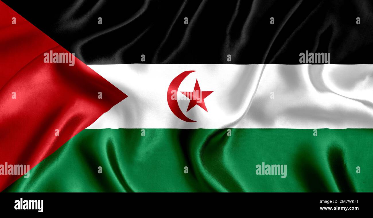 Drapeau arabe sahraoui Banque de photographies et d’images à haute ...