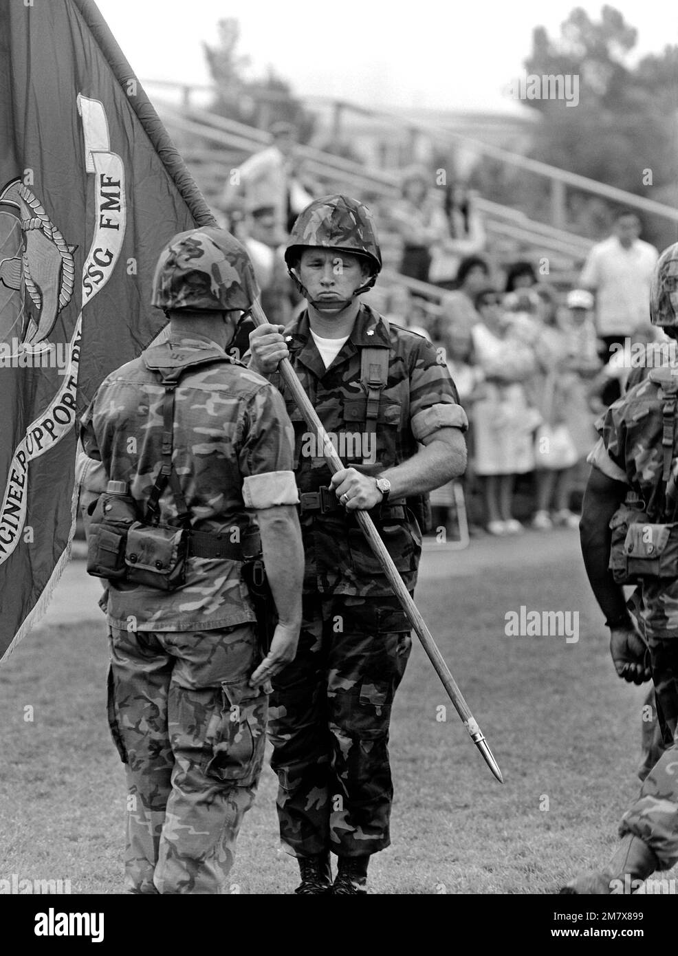 7ème bataillon d'appui du génie Banque d'images noir et blanc - Alamy