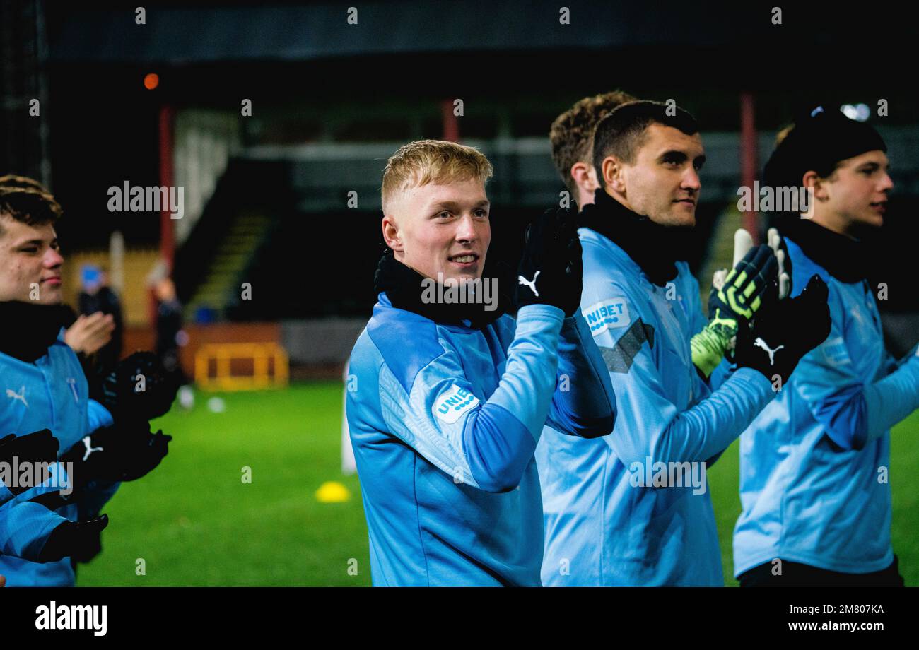 Malmoe, Suède. 09th, janvier 2023. Melker Widell de Malmö FF vu lors de ...