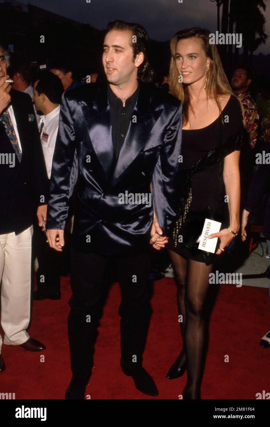 Nicolas cage et Lisa Stothard à la première "Wild at Heart" sur 13 août ...