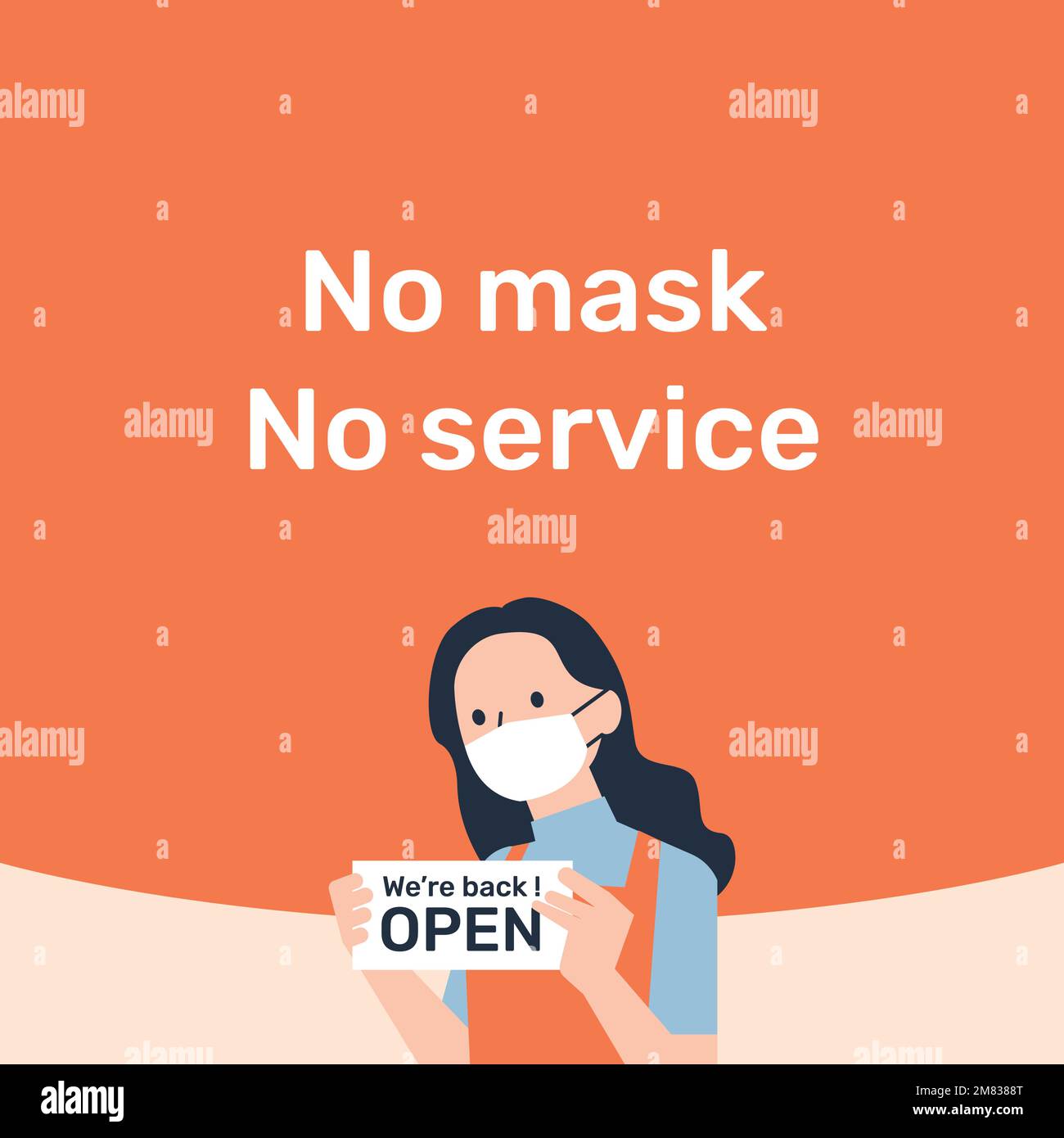 Pas de service Banque d'images vectorielles - Alamy