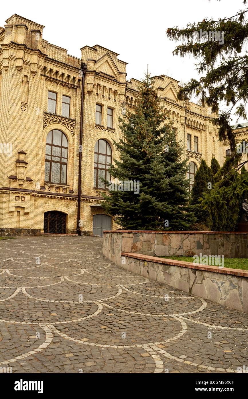 Ancien château ukrainien maison architecture bâtiment principal de l ...