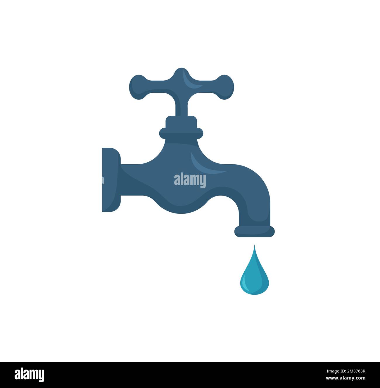 Icône du robinet d'eau pour le Web. Motif vectoriel de l'enseigne du ...