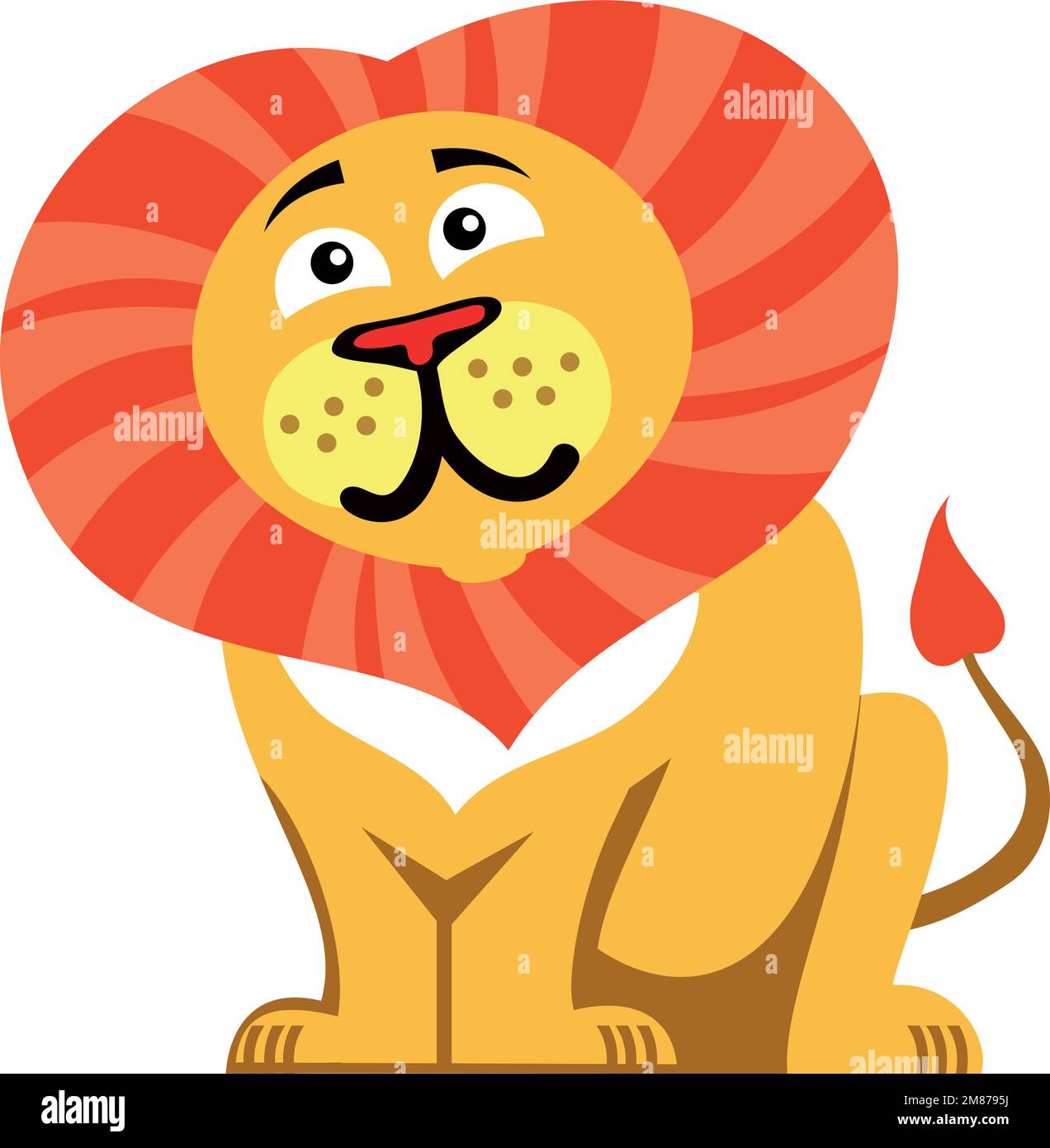 Afrique afrique lion queue chat félin Banque de photographies et d ...