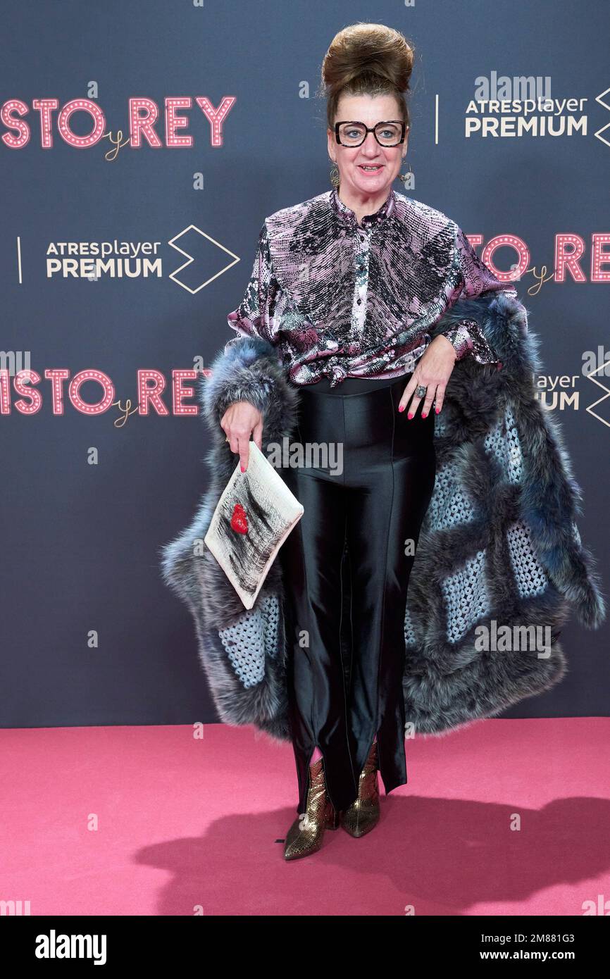 12 janvier 2023, Madrid, Madrid, Espagne: Meteora Fontana participe à ...