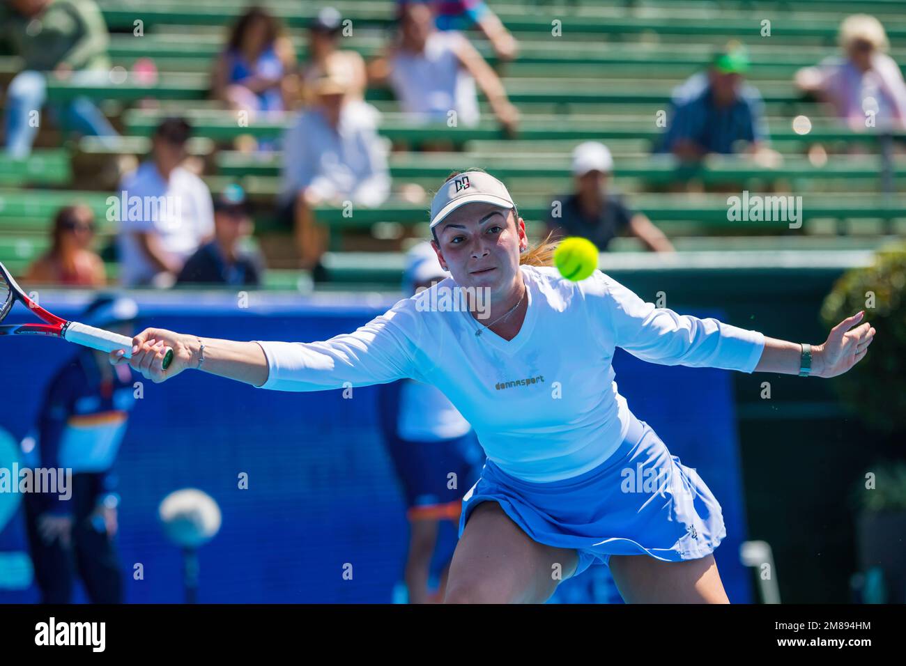Donna Vekic vu en action pendant le match de célibataires féminin du ...
