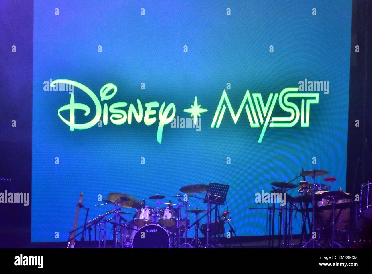 Leon, Mexique. 12 JANVIER 2023 : Feria de Leon présente Disney Myst ...