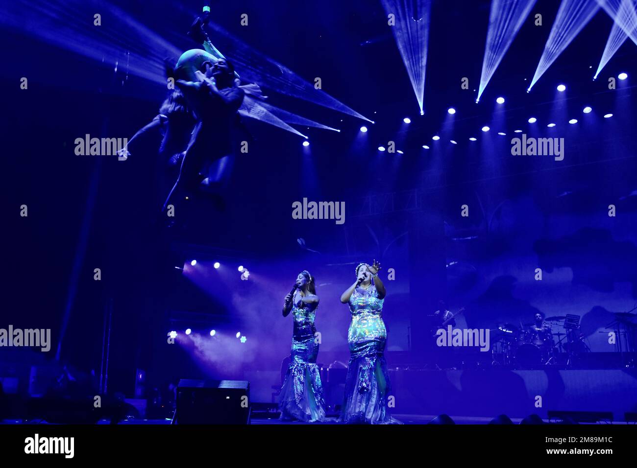 Leon, Mexique. 12 JANVIER 2023 : les actrices exécutent le thème ...