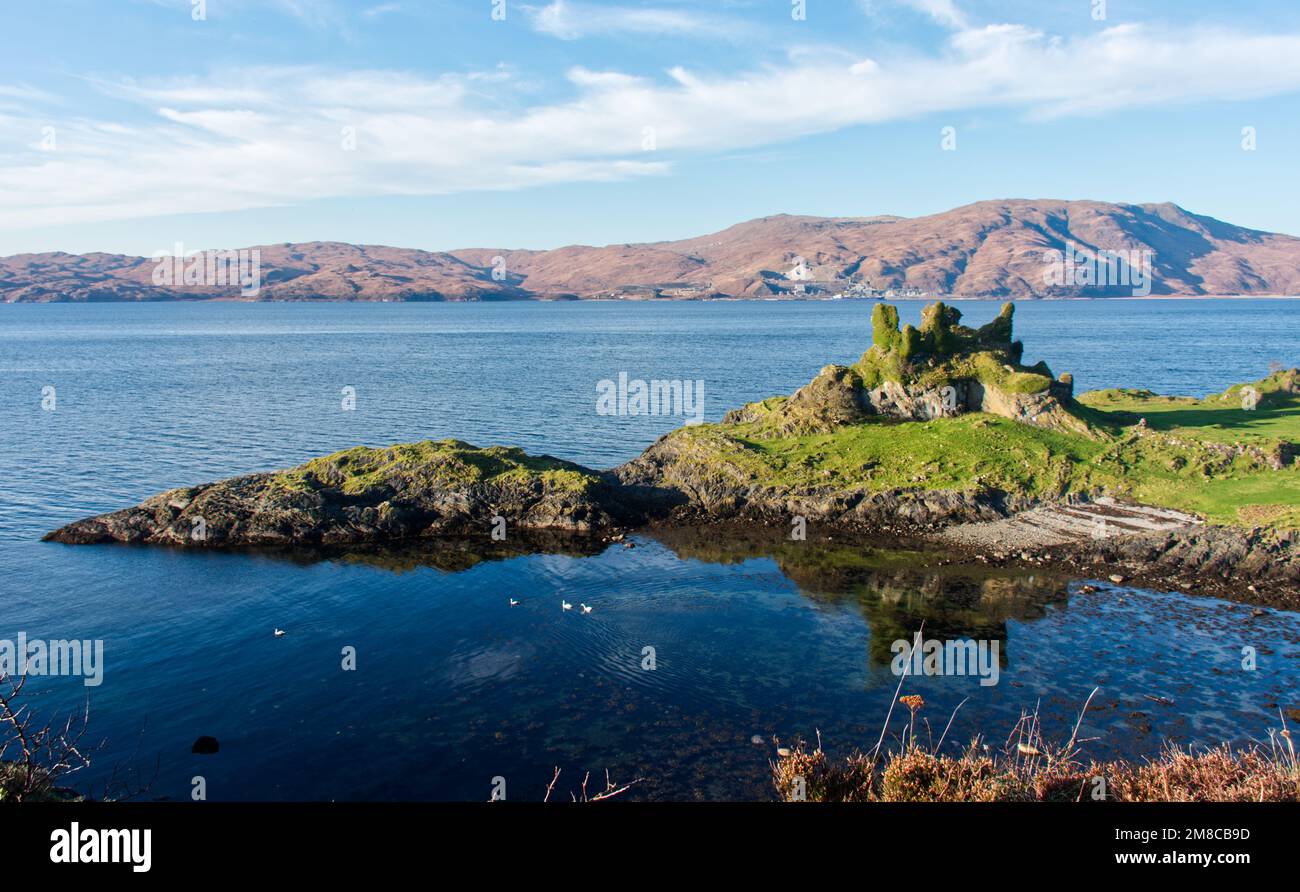 Ruin coeffin castle lismore scotland Banque de photographies et d ...