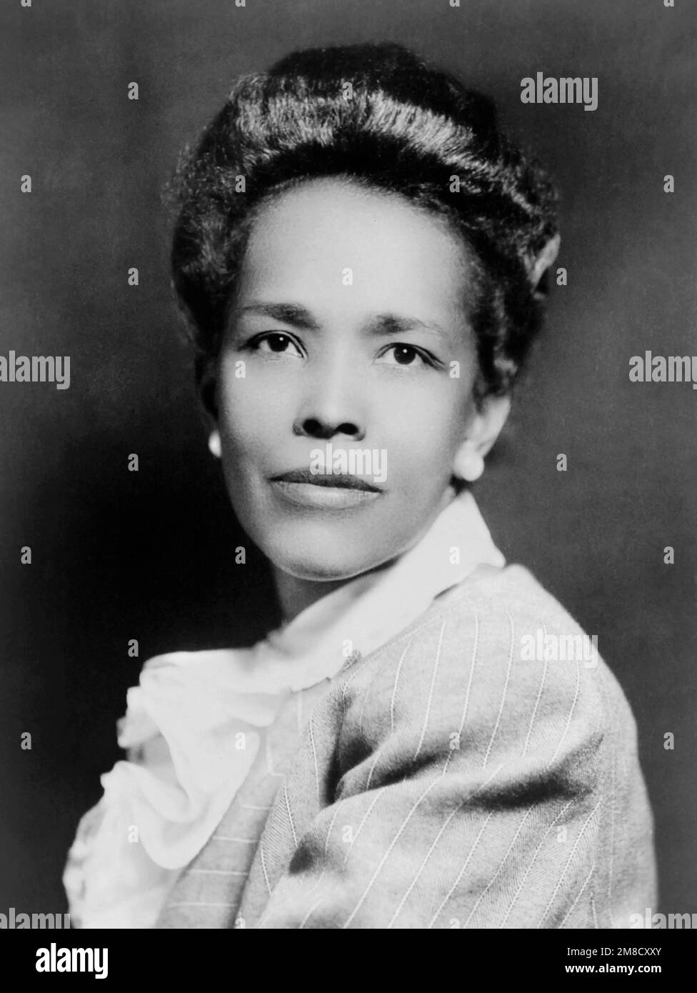Ella Baker. Portrait de la militante afro-américaine des droits de l'homme et des droits civils ...