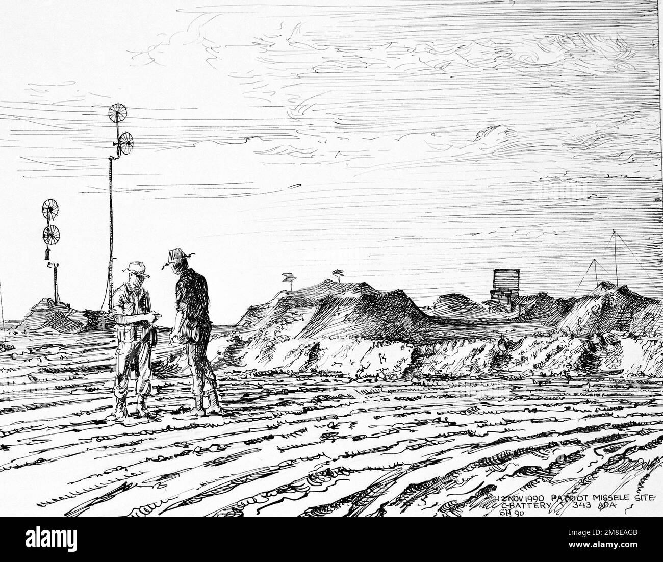 Patriot missile Banque d'images noir et blanc - Alamy