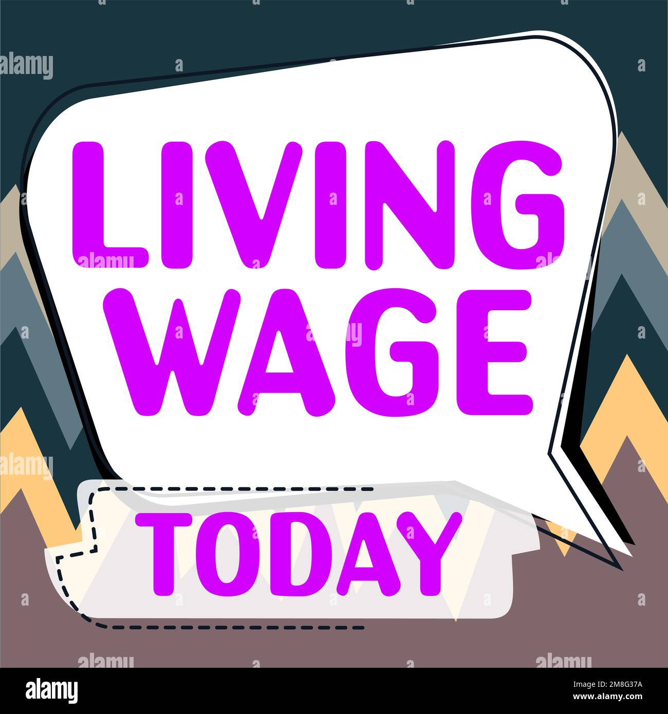 Légende de texte présentant salaire de vie, salaire d'idée d'affaires ...