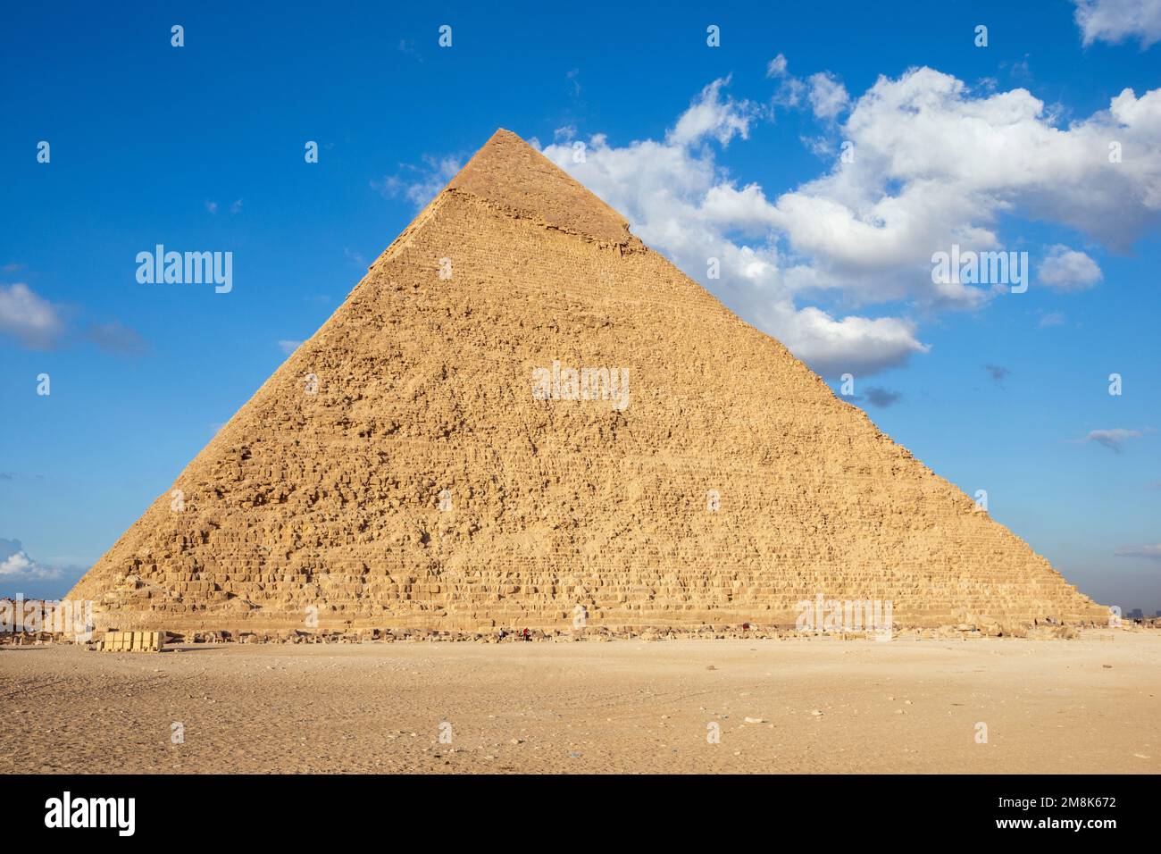 La pyramide de Khafre ou de Chephren la deuxième plus haute et la ...