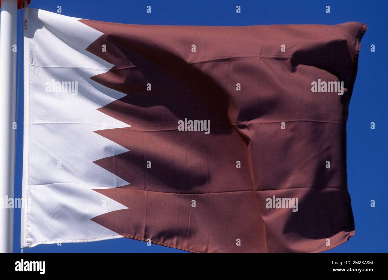 Drapeau national du qatar Banque de photographies et d’images à haute ...
