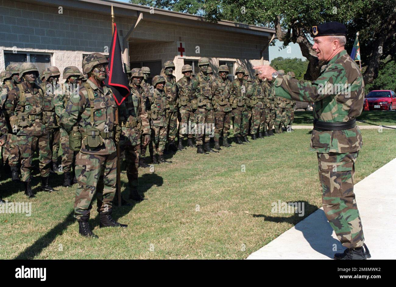 LE brigadier-général de LA Force aérienne AMÉRICAINE Richard A. Coleman ...