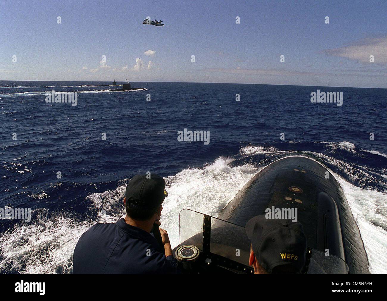 Sur les voiles du sous-marin d'attaque de classe Los Angeles USS ...