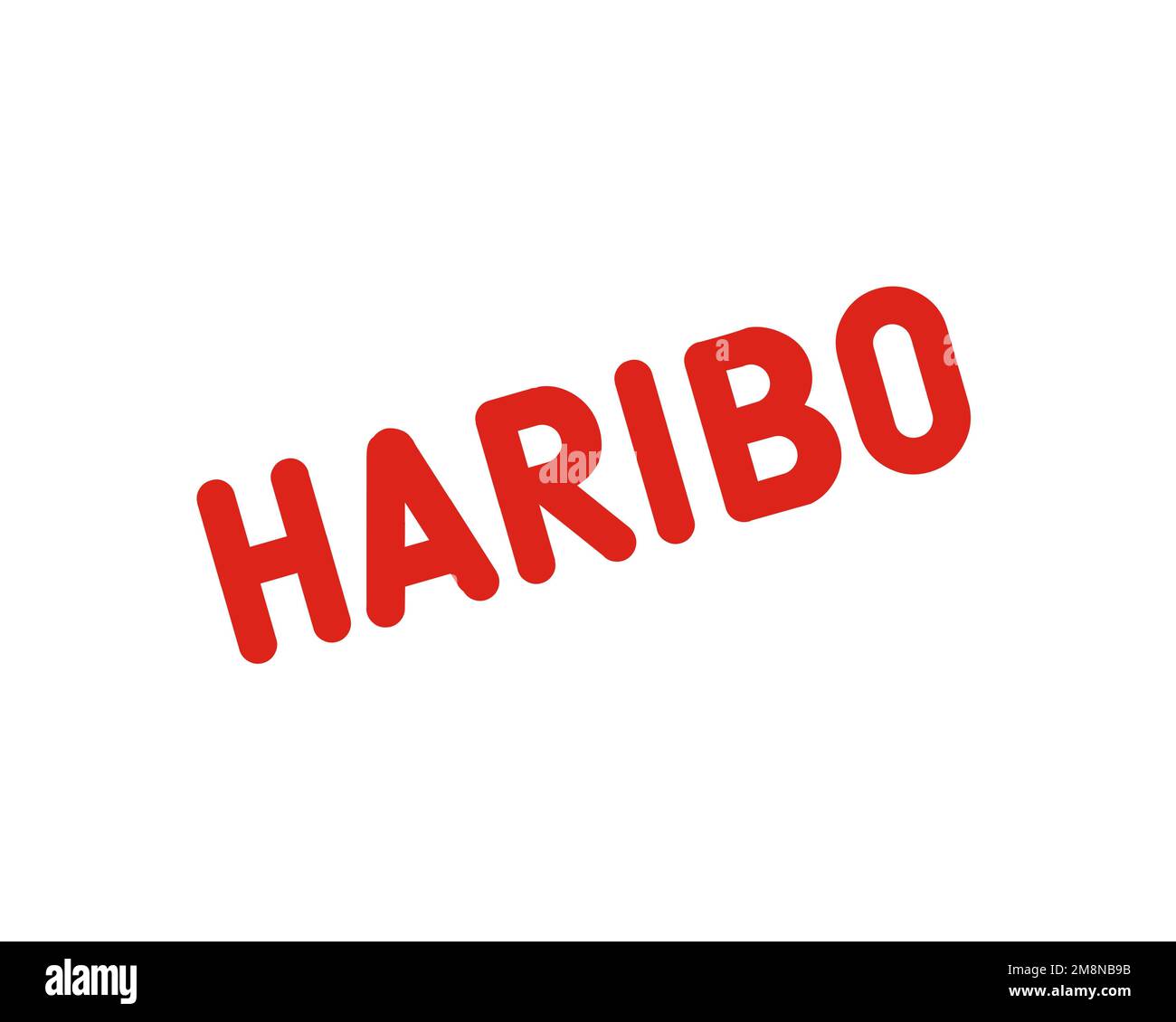 Haribo, logo pivoté, fond blanc Photo Stock - Alamy