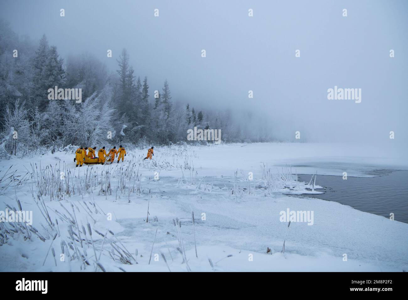 8 janvier 2023 - base commune Elmendorf-Richardson, Alaska, États-Unis ...