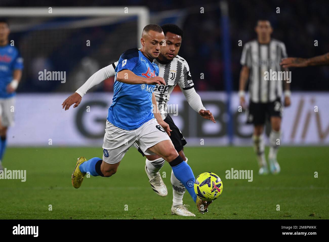 Salerno Italie Janvier 13 Stanislav Lobotka De Ssc Napoli Et Weston