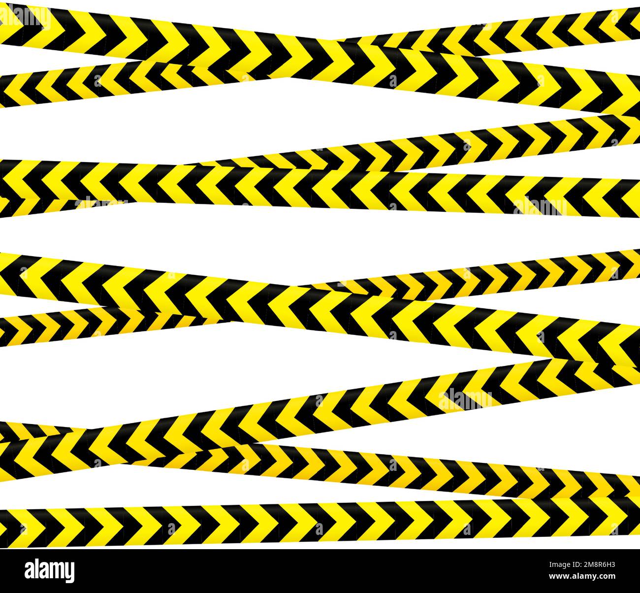 Bande de danger jaune noire Banque de photographies et d’images à haute ...