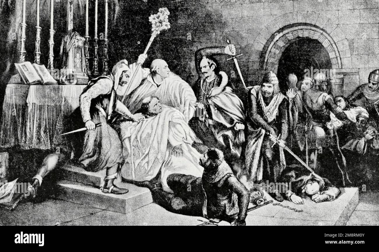 Assassinat de thomas a becket Banque de photographies et d’images à ...