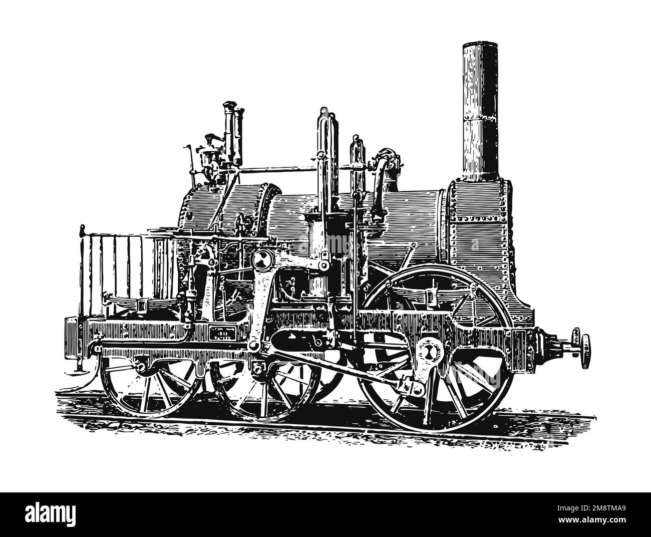 Vieux rail Banque d'images détourées - Alamy