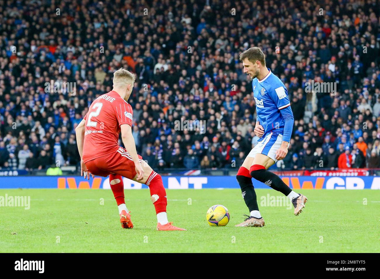 Glasgow, Royaume-Uni. 15th janvier 2023. La deuxième demi-finale de la ...