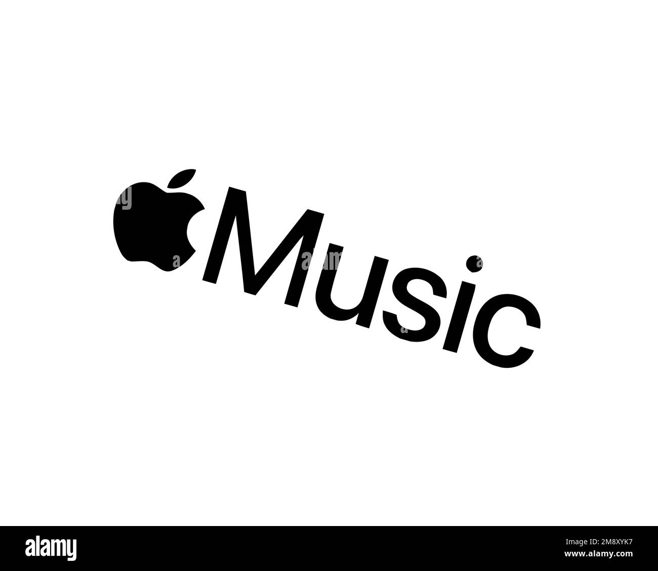 Apple logo colored Banque d'images noir et blanc - Alamy