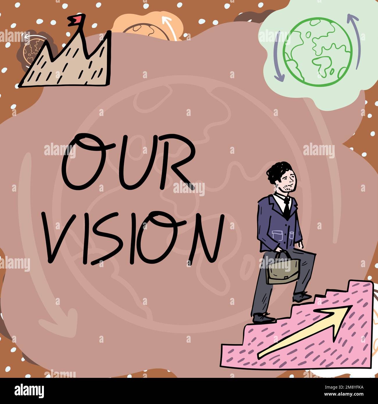 Affiche montrant notre vision. Plan d'approche commerciale pour les ...