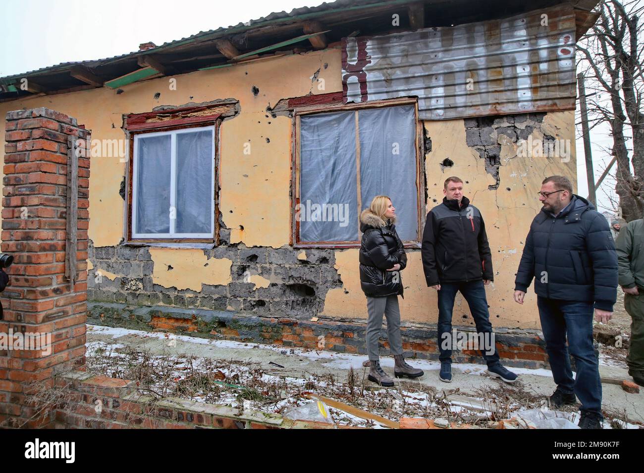 IVANIVKA, UKRAINE - 14 JANVIER 2023 - Vice-Président de la Verkhovna ...