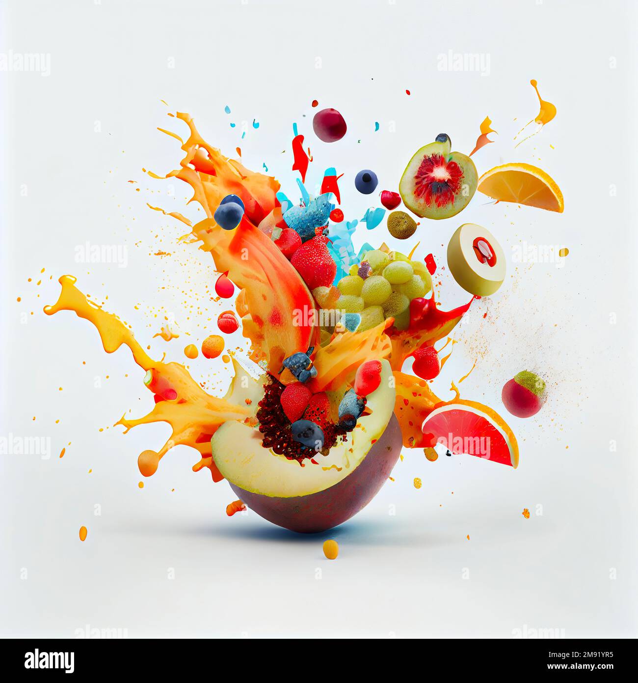 Fruit explosion grenade Banque de photographies et d’images à haute ...