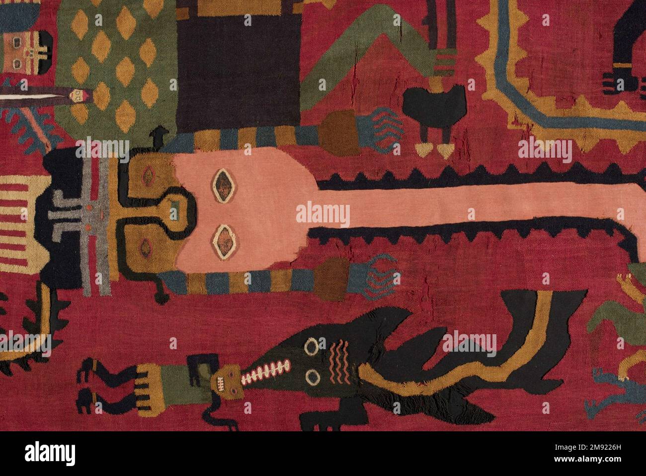 Poncho ou tunique Nasca. Poncho ou tunique, 100-200 C.E. Fibre camélide ...