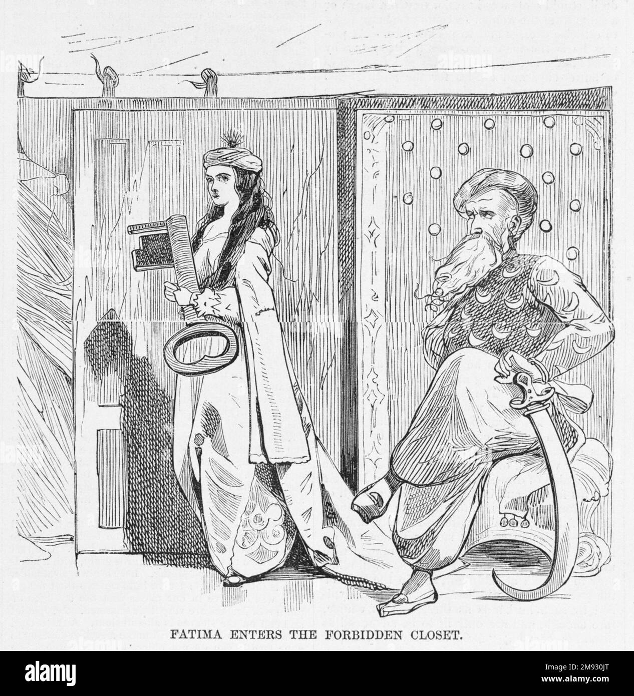 Le Tableau de la barbe bleue : Fatima entre dans le placard interdit ...