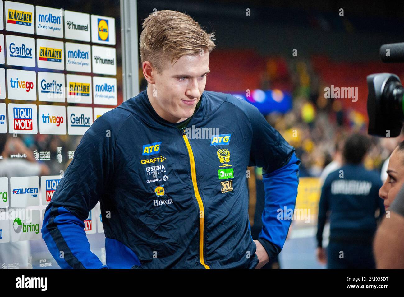 Göteborg, Suède. 16th janvier 2023. Le gardien de but Tobias Thulin de ...
