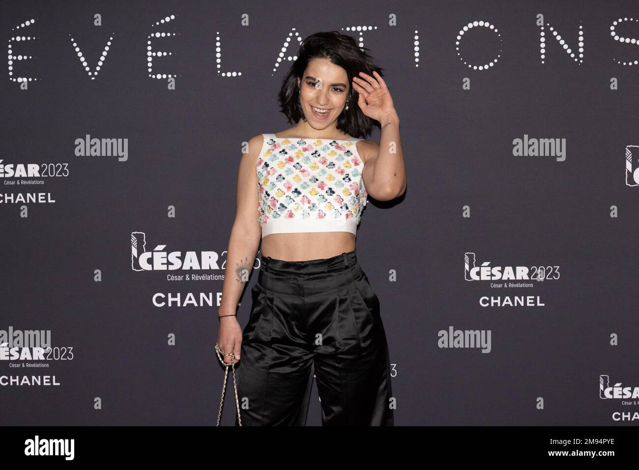 Lina El Arabi assiste au Cesar - révélations 2023 au Trianon, sur 16 ...