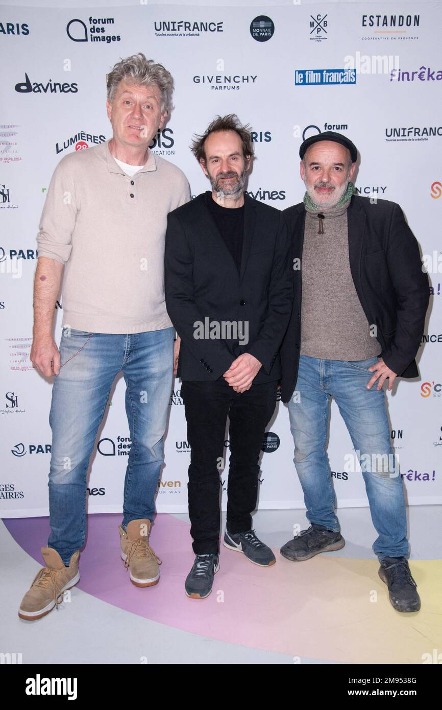Emmanuel Marre, Sébastien Buchmann et Benoit DEBIE participant à la ...