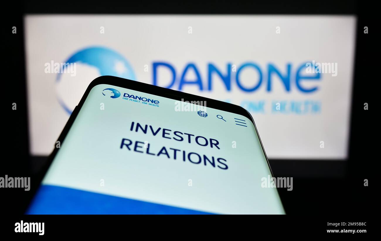Danone logo Banque de photographies et d’images à haute résolution - Alamy